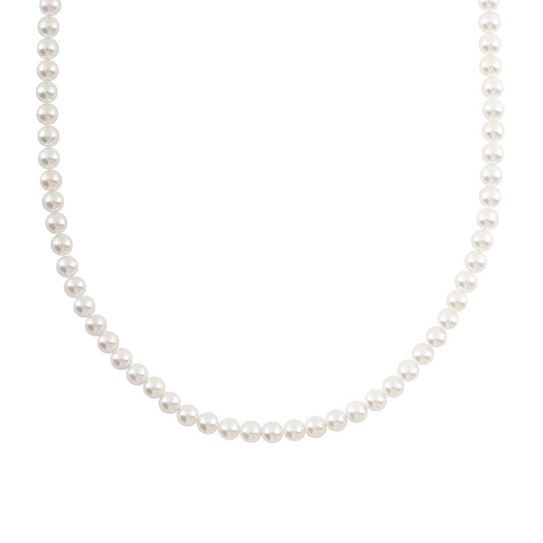 Silver Pearl Necklace Sergedenimes Us