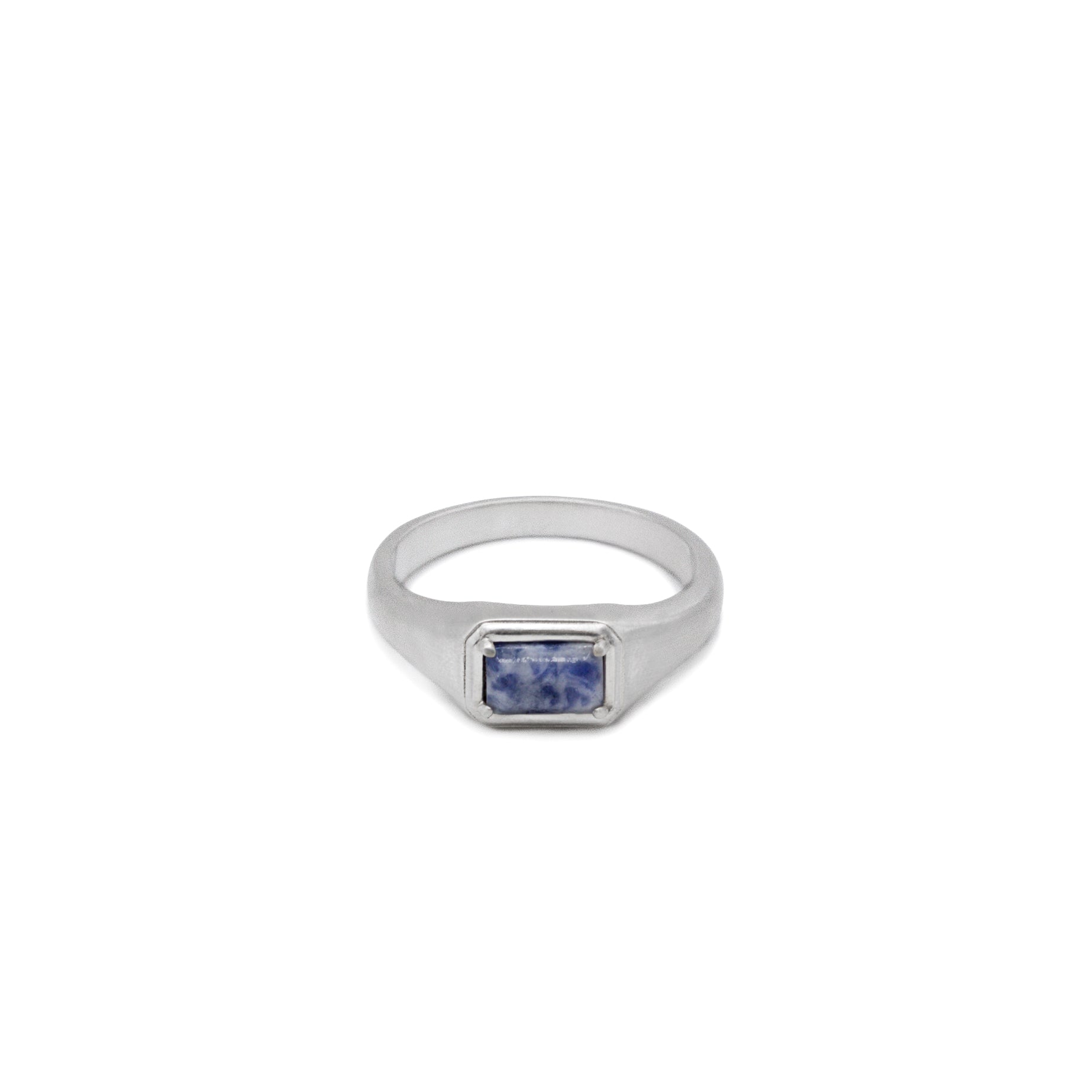 Silver Blue Jasper Ring | 925 Sterling Silver | Serge DeNimes ...