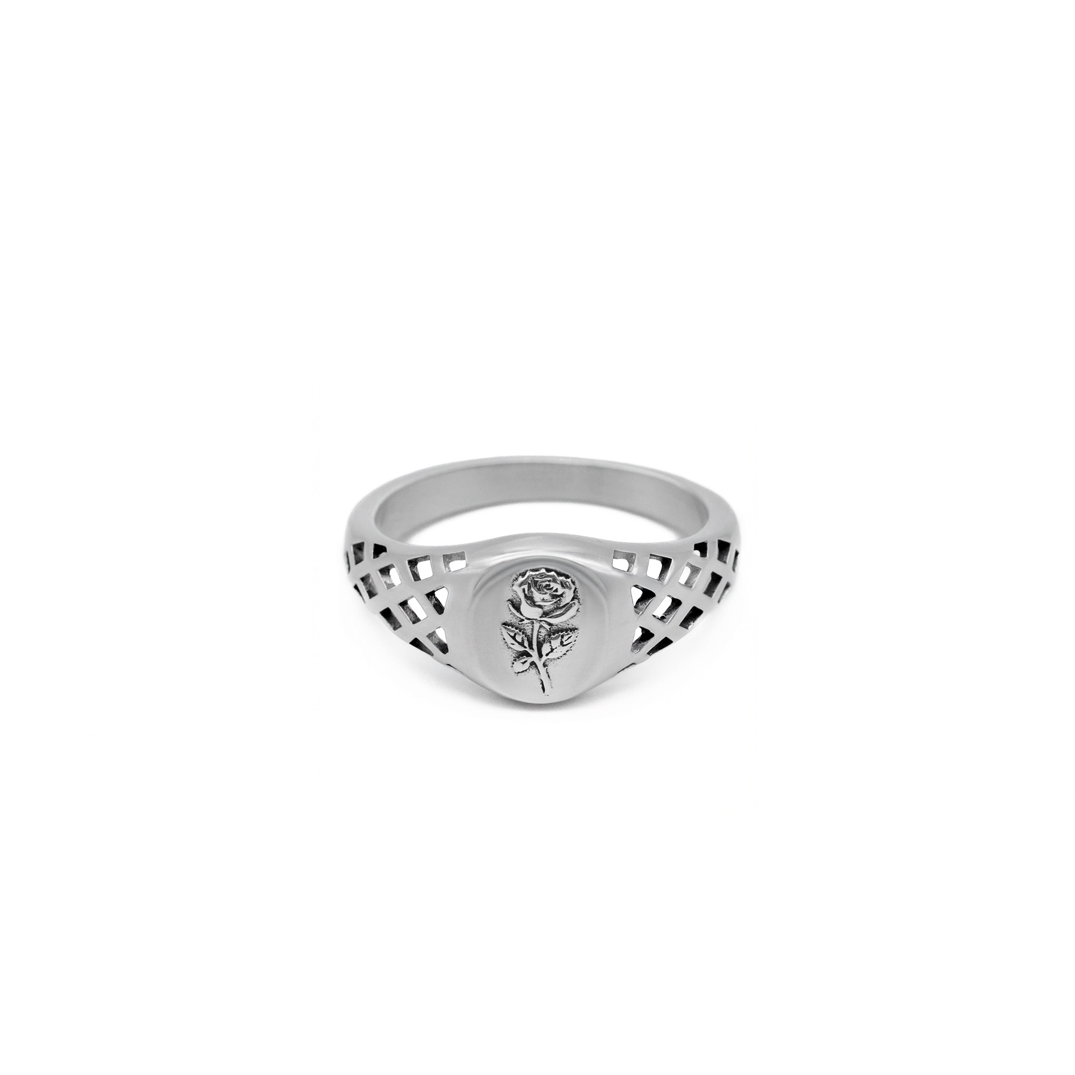 Silver Rose Sovereign Ring – SergeDeNimes US