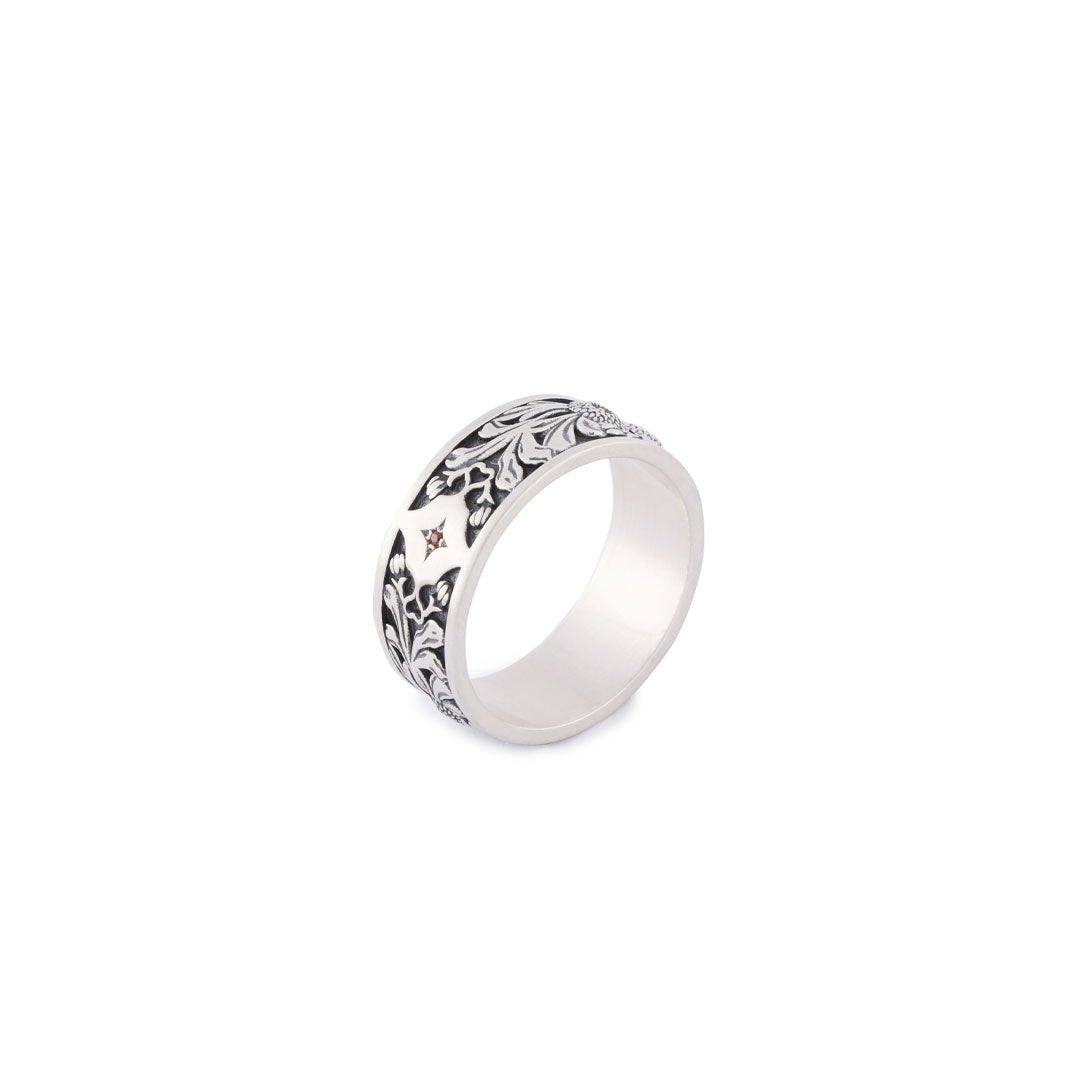 Silver Kabuto Ring | Men’s 925 Sterling Silver | Serge DeNimes ...