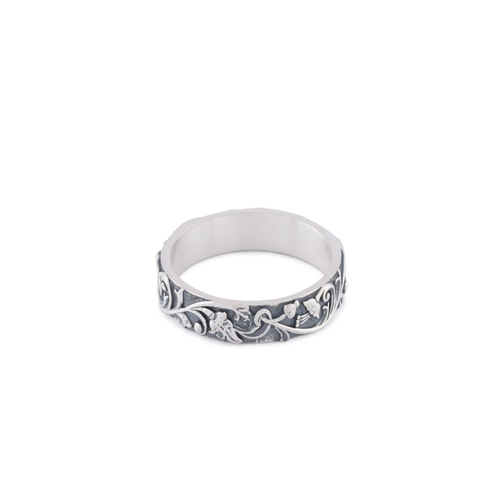 Silver Pergola Ring | Men’s 925 Sterling Silver | Serge DeNimes ...