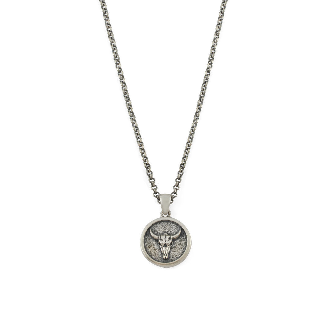 Silver Bull Necklace – SergeDeNimes US