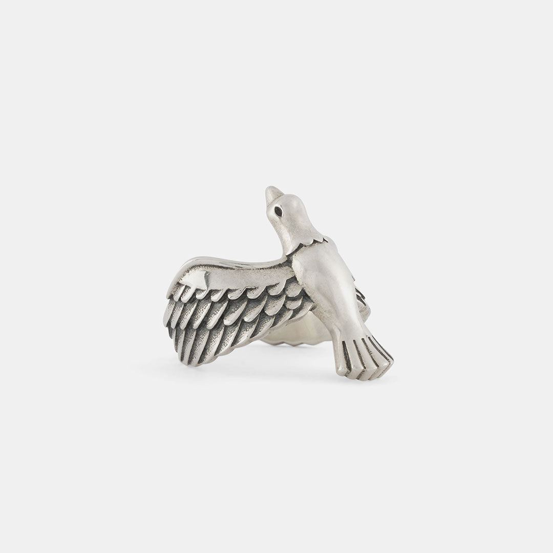 Silver Dove Ring – SergeDeNimes US