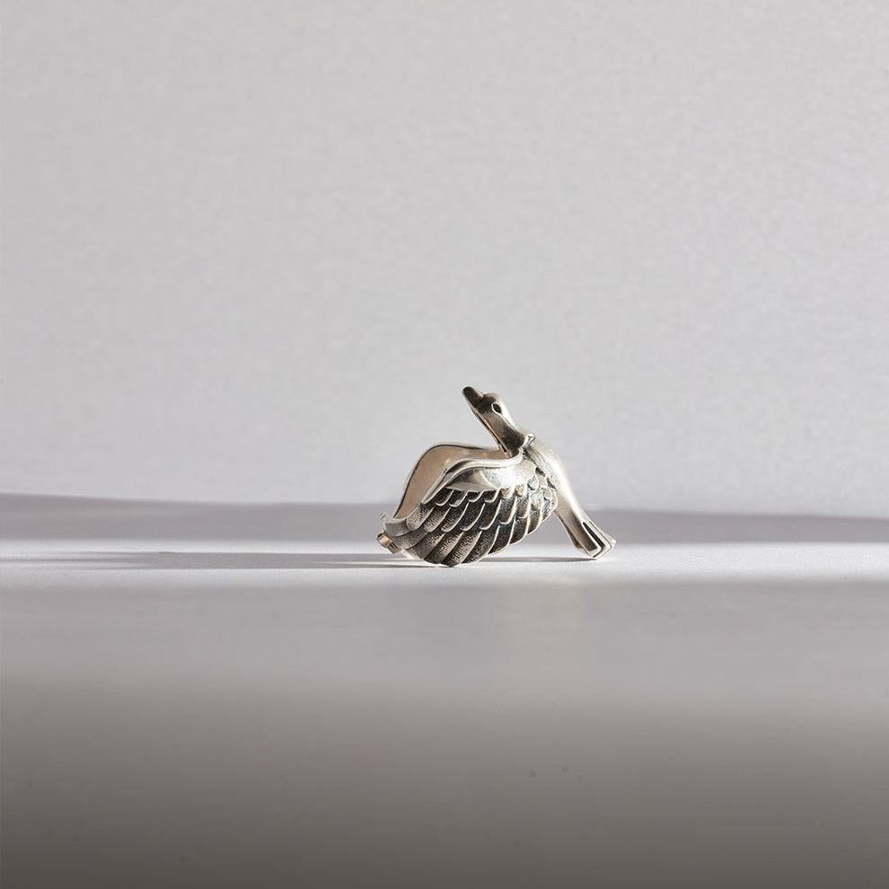 Silver Dove Ring – SergeDeNimes US
