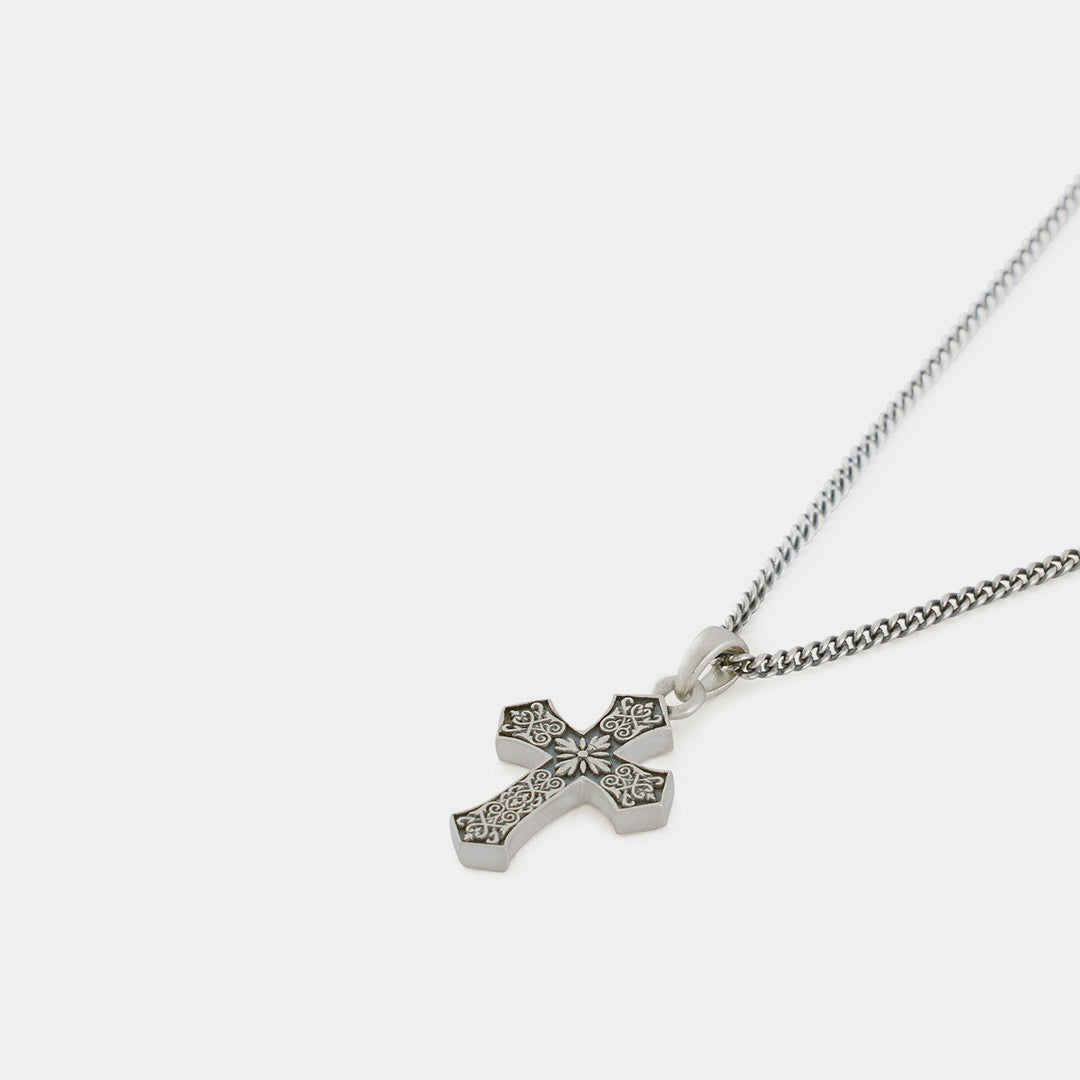 Silver Gothic Cross Necklace – SergeDeNimes US