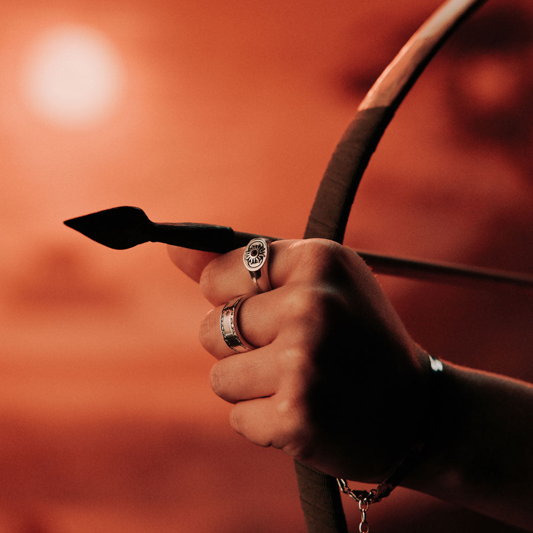 Silver Helios Ring – SergeDeNimes US