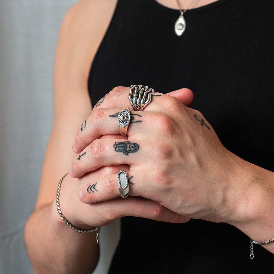 Silver Helios Ring – SergeDeNimes US