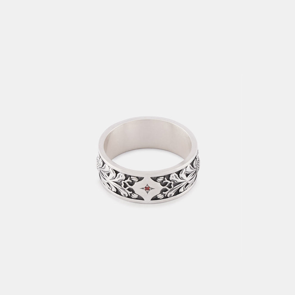 Silver Kabuto Ring – SergeDeNimes US