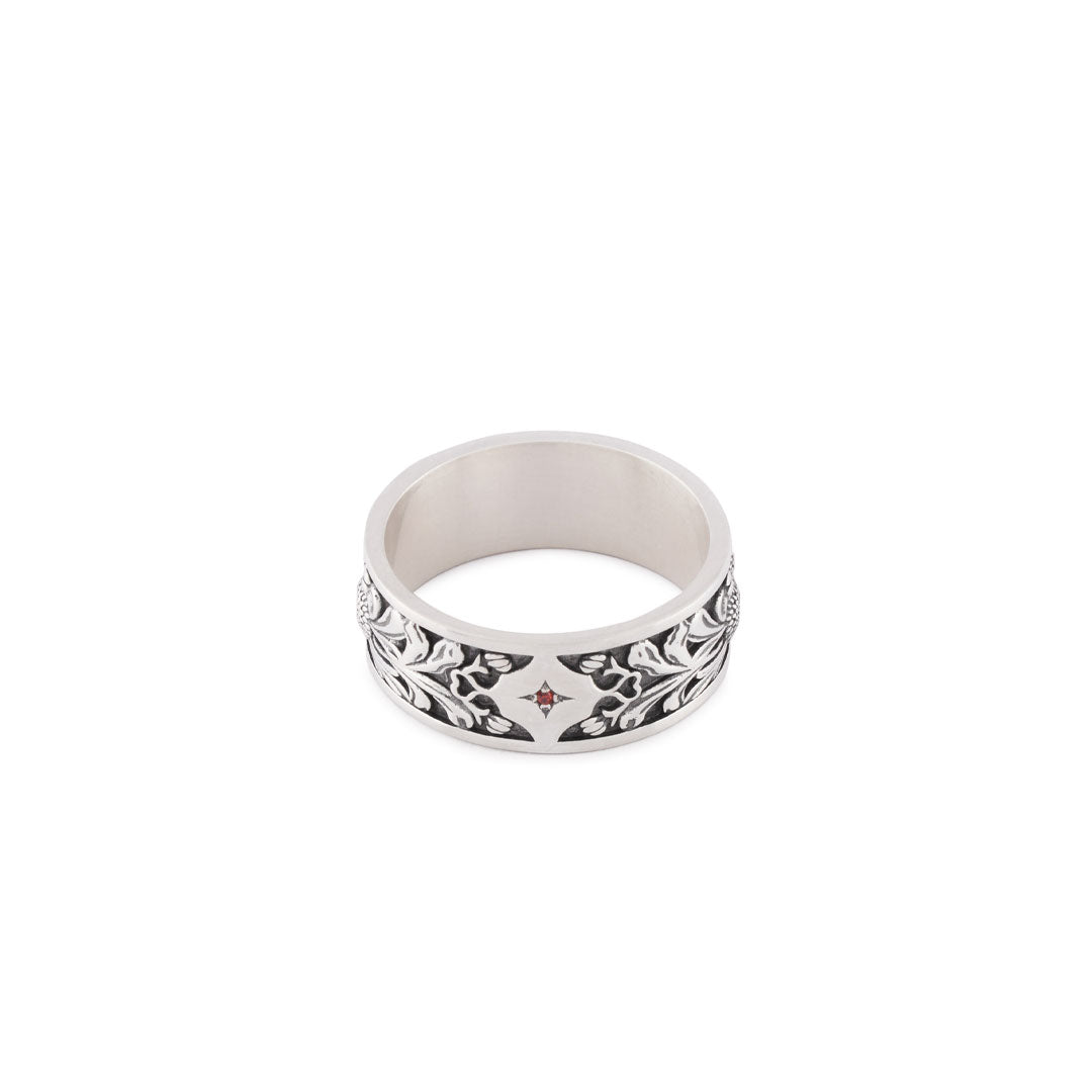 Silver Kabuto Ring | Men’s 925 Sterling Silver | Serge DeNimes ...