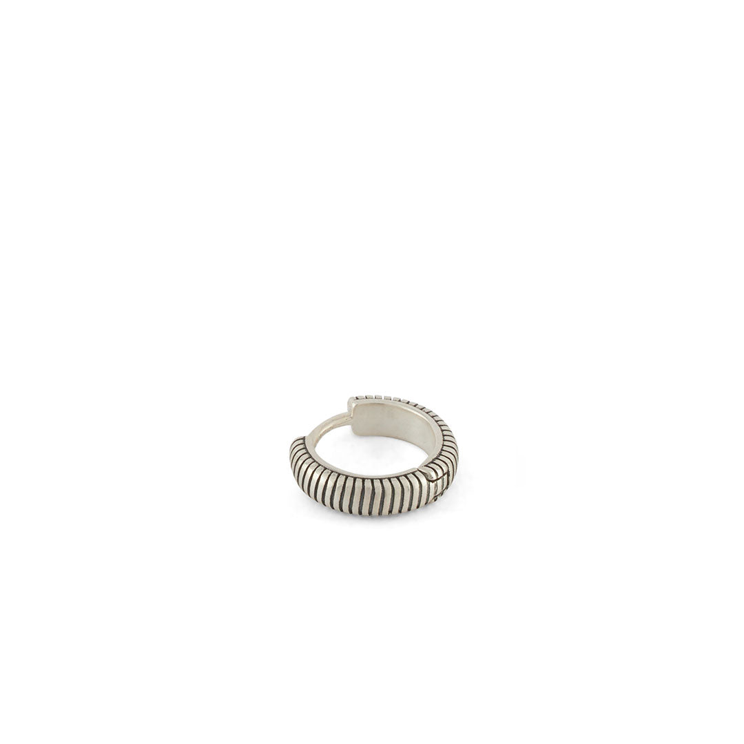 Silver Lasso Hoop Earring – SergeDeNimes US