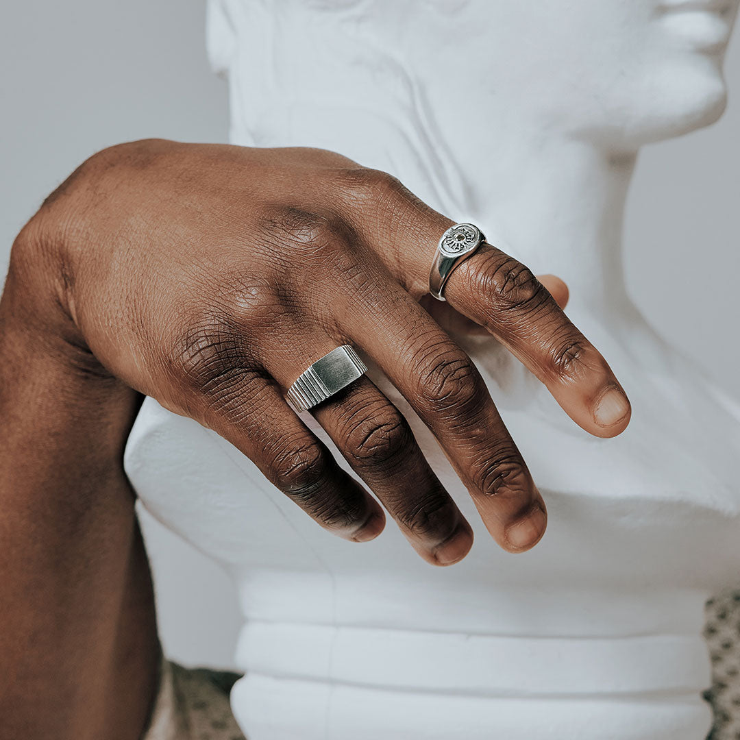 Silver Helios Ring – SergeDeNimes US