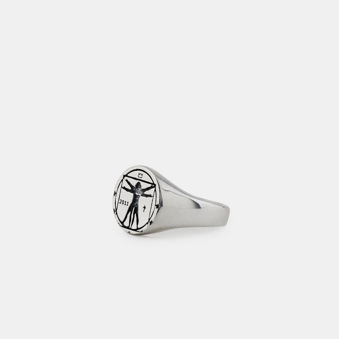Silver Vitruvian Ring – SergeDeNimes US