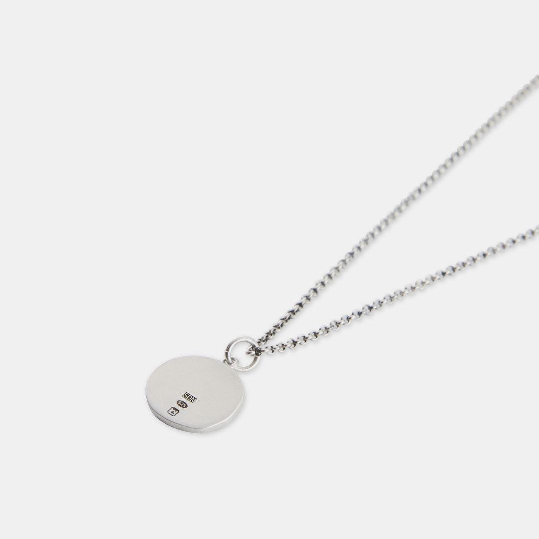 Silver Minimal Hallmark Necklace – SergeDeNimes US